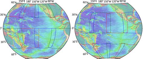 The Research Area Is Divided Into 16 Overlapping Tiles Shown As Two