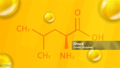 Formula Kimia Leusin Leusin 3d Struktur Molekul Kimia Yang Realistis