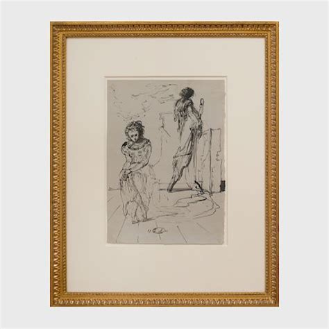 Eugene Berman 1899 1972 Two Figures Sold At Auction On 11th January Stair