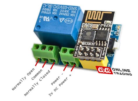 WiFi ESP8266 ESP01s Relay Breakout Module QQ Online Trading