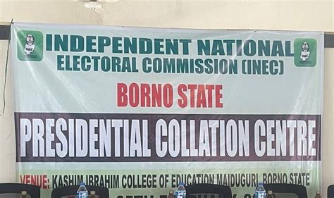 Inec Why Collation Of Presidential Poll Results In Borno Was Delayed