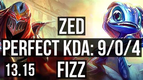 ZED Vs FIZZ MID 9 0 4 1 7M Mastery 900 Games Legendary KR