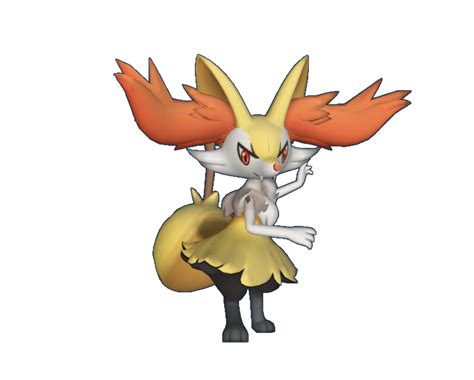 Braixen ~ 3d Nif Model Animations Dl By Evekn On Deviantart