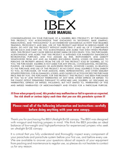 Ibex Manual V201605 Web Pdf