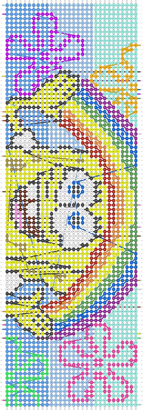 Alpha Pattern 155109 Spongebob Bracelet Pattern Patrick Alpha