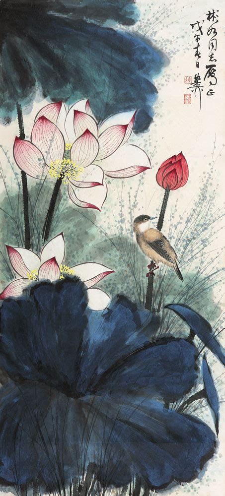 谢稚柳 1978年作 荷花翠鸟 镜心东方玺藏 2011年春季拍卖会东方玺藏拍品价格图片拍卖专场拍卖会预展拍卖会结果卓克拍卖频道