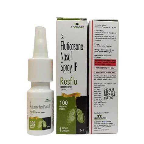 Fluticasone Propionate 50 Mcg Nasal Sprayresflu At ₹ 39900piece