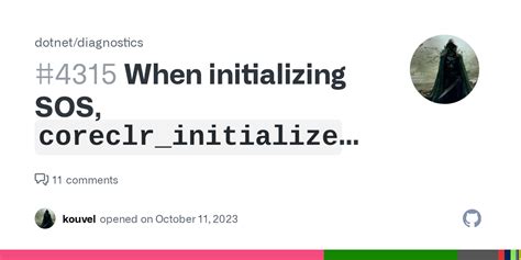 When Initializing SOS Coreclr Initialize Sometimes Fails With HR