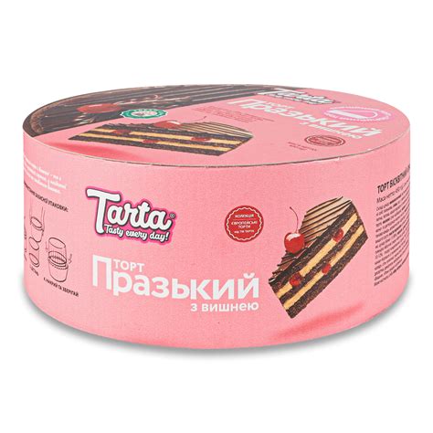 Торт Tarta Празький з вишнею 450г онлайн супермаркет «Сільпо