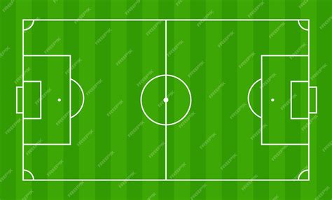 Premium Vector Football And Soccer Field Vector Illustrations Green