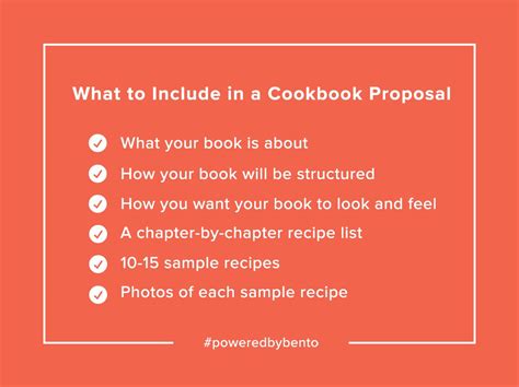 How To Write A Cookbook Bentobox