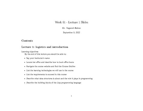 Introduction To Data Structures In Lisp Studocu