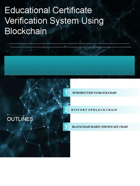 educational certificate verification system using download free pdf