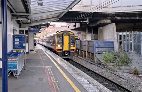 The Train Now Arriving © Bob Harvey Cc By Sa20 Geograph Britain