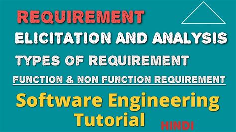 Requirement Elicitation And Analysis In Software Engineering Function And Non Functional