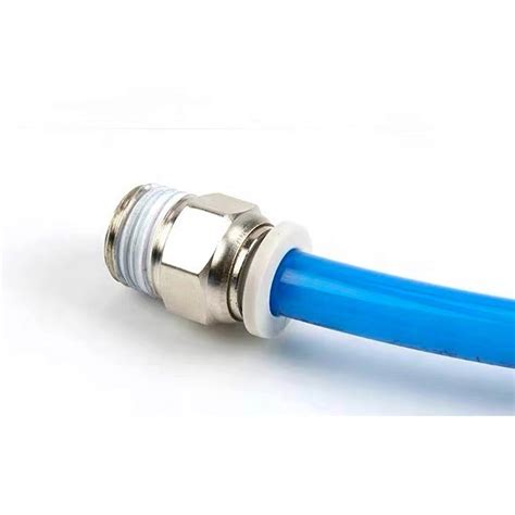 Hosemart 8mm Pu Pipe Od Pneumatic Straight Male Thread Push Fitting