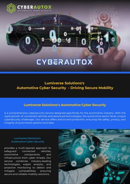 Automotive Cyber Security Pdf Automotive Industry Industries