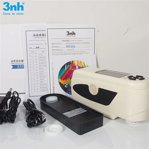 Nr200 Color Difference Meter 3nh Tristimulus Colorimeter With Cie Lab Delta E Color Difference Value