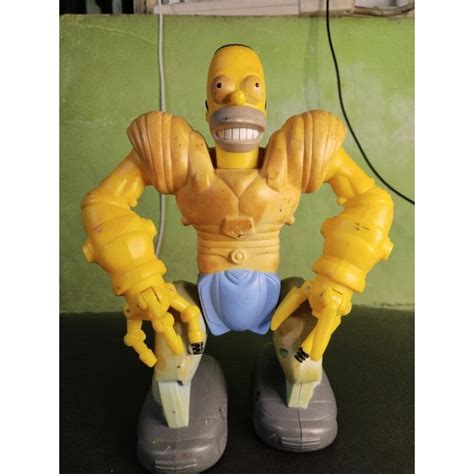 Simpsons Homer Homersapien Walking Toy Robot Working Rare 2007 Woowee 8 Shopee Philippines