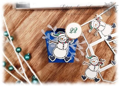 Mini Schneemann Boxen Mit Tekeout Thinlits Und Spirited Snowmen
