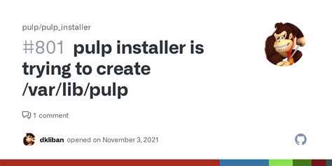 Pulp Installer Is Trying To Create Var Lib Pulp Issue 801 Pulp Pulp Installer GitHub