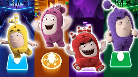 Oddbods Bubbles VS Newt VS Fuse VS Jeff Tiles Hop EDM Rush YouTube