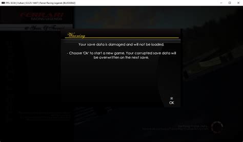 Ferrari Racing Legends Shows Errors When Auto Loading Saved Game · Issue 13036 · Rpcs3rpcs3