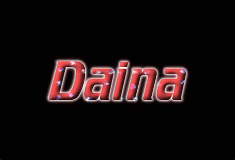 Daina Logo | Free Name Design Tool from Flaming Text