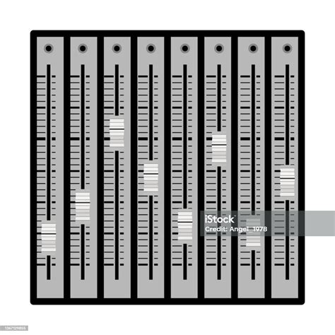 음악 이퀄라이저 아이콘 Dj에 대한 스톡 벡터 아트 및 기타 이미지 Dj 균형 동점골 Istock