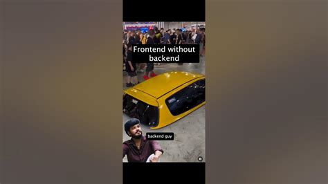 Frontend Without Backend Meanwhile Backend Developer😎 Shorts Coding Funny Viralvideo