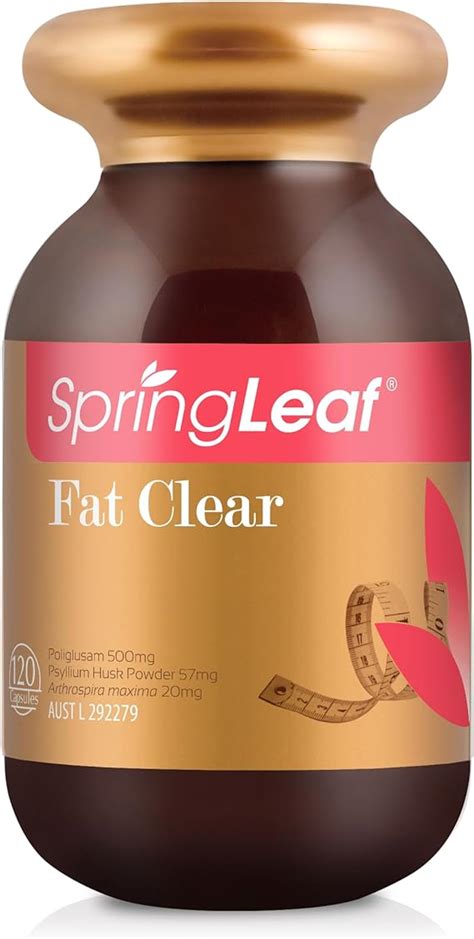 Spring Leaf Fat Clear Max Strength Formula 120 Capsules Beevitamins