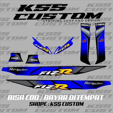 Jual Striping Fiz R Variasi Malaysia Striping F1zr Variasi Striping
