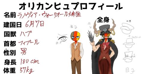 オリカンヒュ テンプレお借りしました② カニカマ子のイラスト Pixiv
