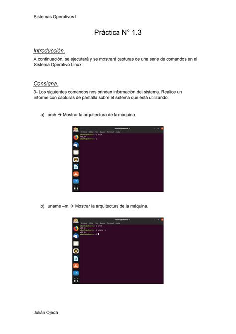 Práctica Del Tema 1 De Sistemas Operativos Unaj Warning Tt