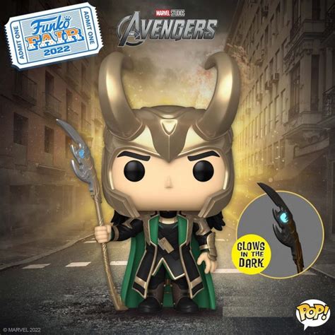 Funko Pop Marvel Loki With Scepter Glow In The Dark 985 Special