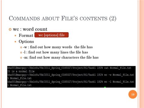 Tutorial Of Unix Command And Shell Scripts Ppt Download