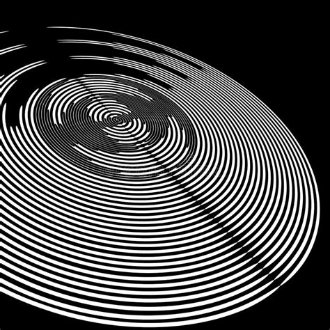 Circular Rotation Shape Abstract Background Stock Vector