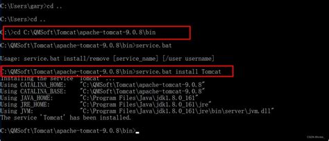 关于 windows 设置tomcat开机自动启动 tomcat service bat启动过程 csdn博客