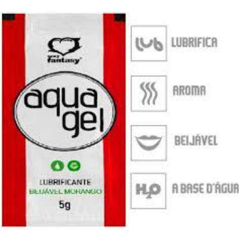 Sachê Aquagel Lubrificante Beijável 5ml Sexy Fantasy Shopee Brasil