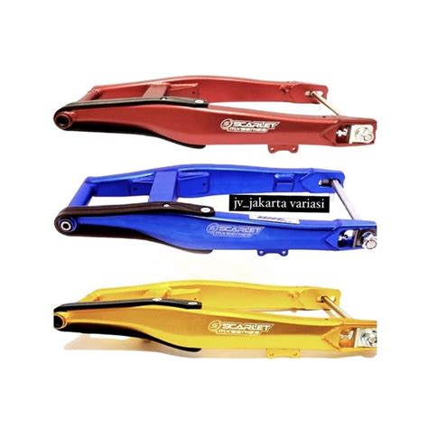 Jual Swing Arm CRF L WR KLX DTRACKER Scarlet Model KTM Panjang Cm Swing Arm Scarlet