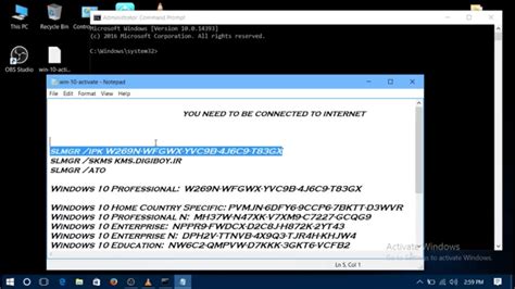 How To Activate Windows 10 Using Cmd