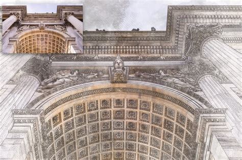 Architecture Sketch Photoshop Psd Action Actions And Presets Including