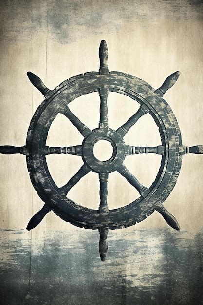 Premium Ai Image Pirate And Nautical Theme Grunge Background