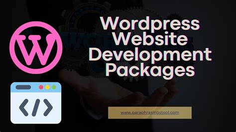 Wordpress Website Development Packages Affordable Custom Solutions
