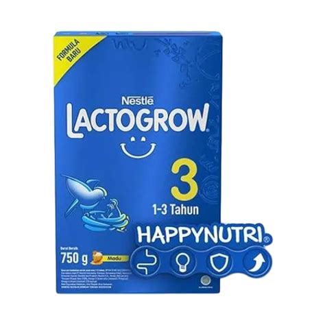 Jual Nestle Lactogrow 3 Susu Pertumbuhan Rasa Madu 1 3 Tahun 750 Gr