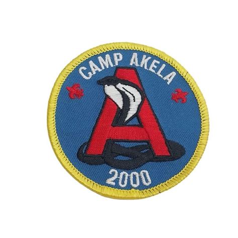 Boy Scouts Bsa Vintage Cubs Camp Akela 2000 Embroider Gem