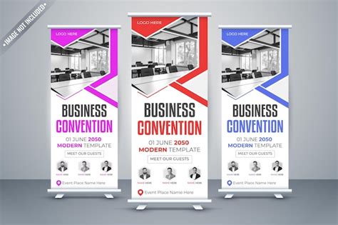 Premium Vector Premium Vector Roll Up Banner Design Template