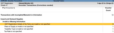 Rel GSTR GSTR B Exceptions Resolutions TallyHelp