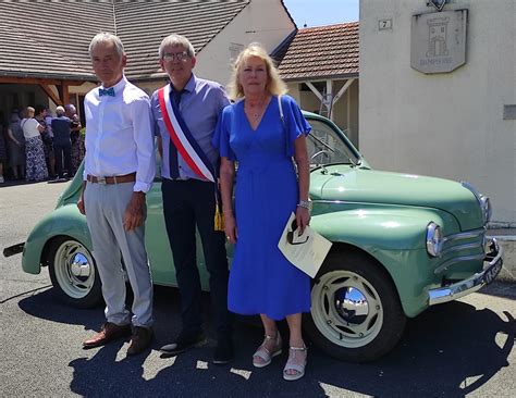 Dampierre en Bresse Claude et Marie Thérèse ont renouvelé leurs vœux