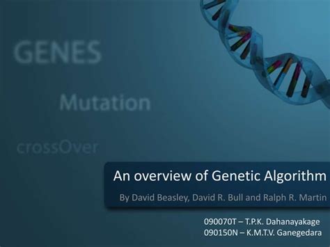 Genetic Algorithm Ppt
